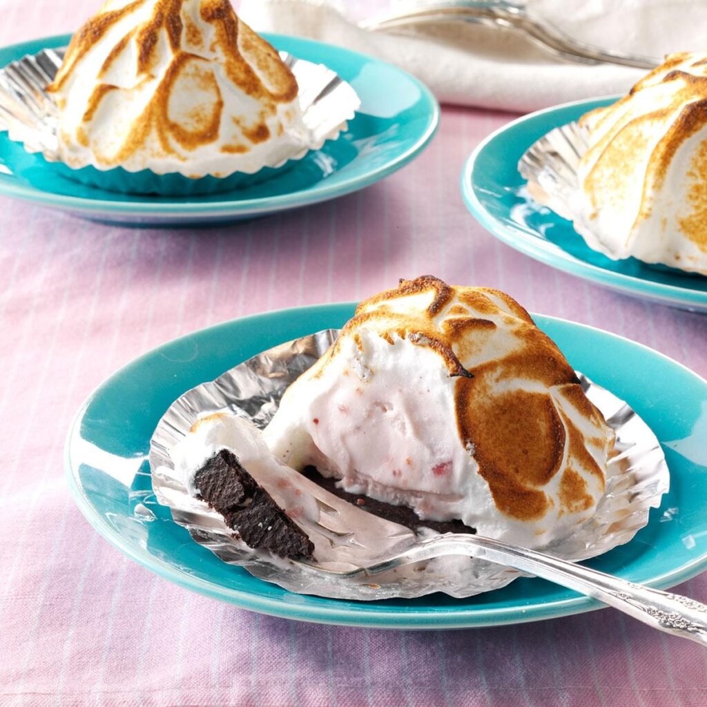 Classic Baked Alaska Dessert